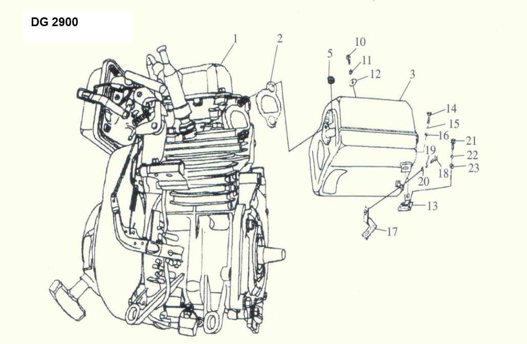 Dayliff DG5000 Engine Assembly